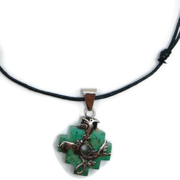 Jewelry | Handmade Peruvian Necklace Carved In Chakana Inca Stone ...